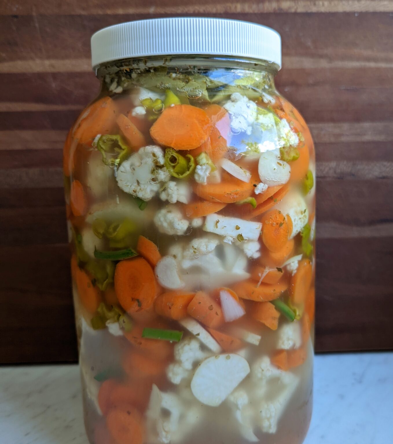 Fermented Spicy Cauliflower and Carrots - Erin Harner | Integrative RDN